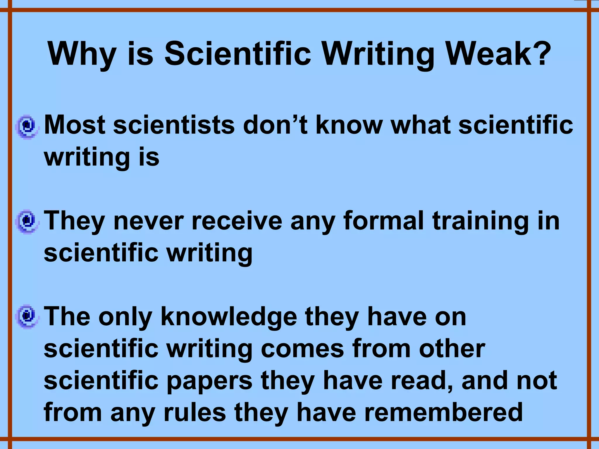 Guidelines to scientific writing | PPT