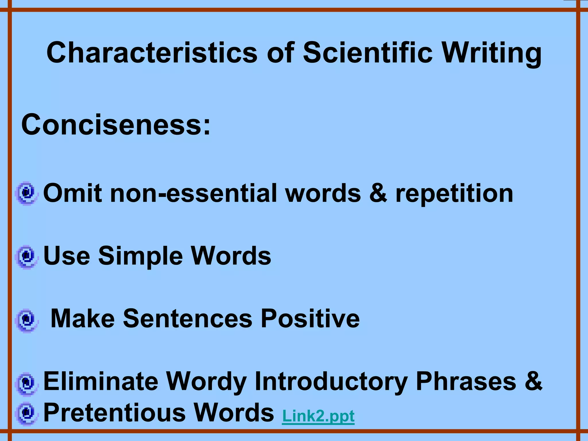 Guidelines to scientific writing | PPT