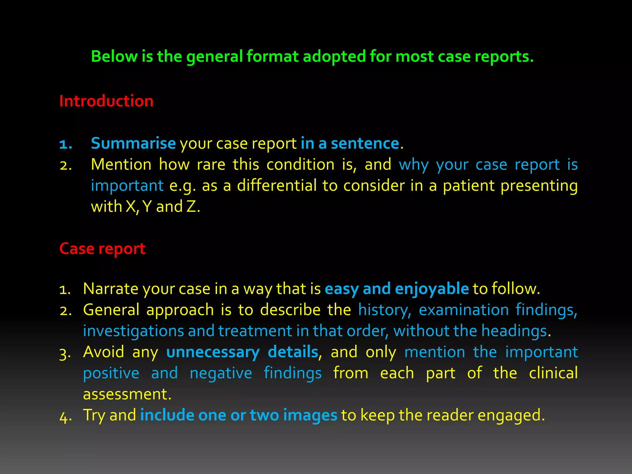 Writing case studies | PPTX