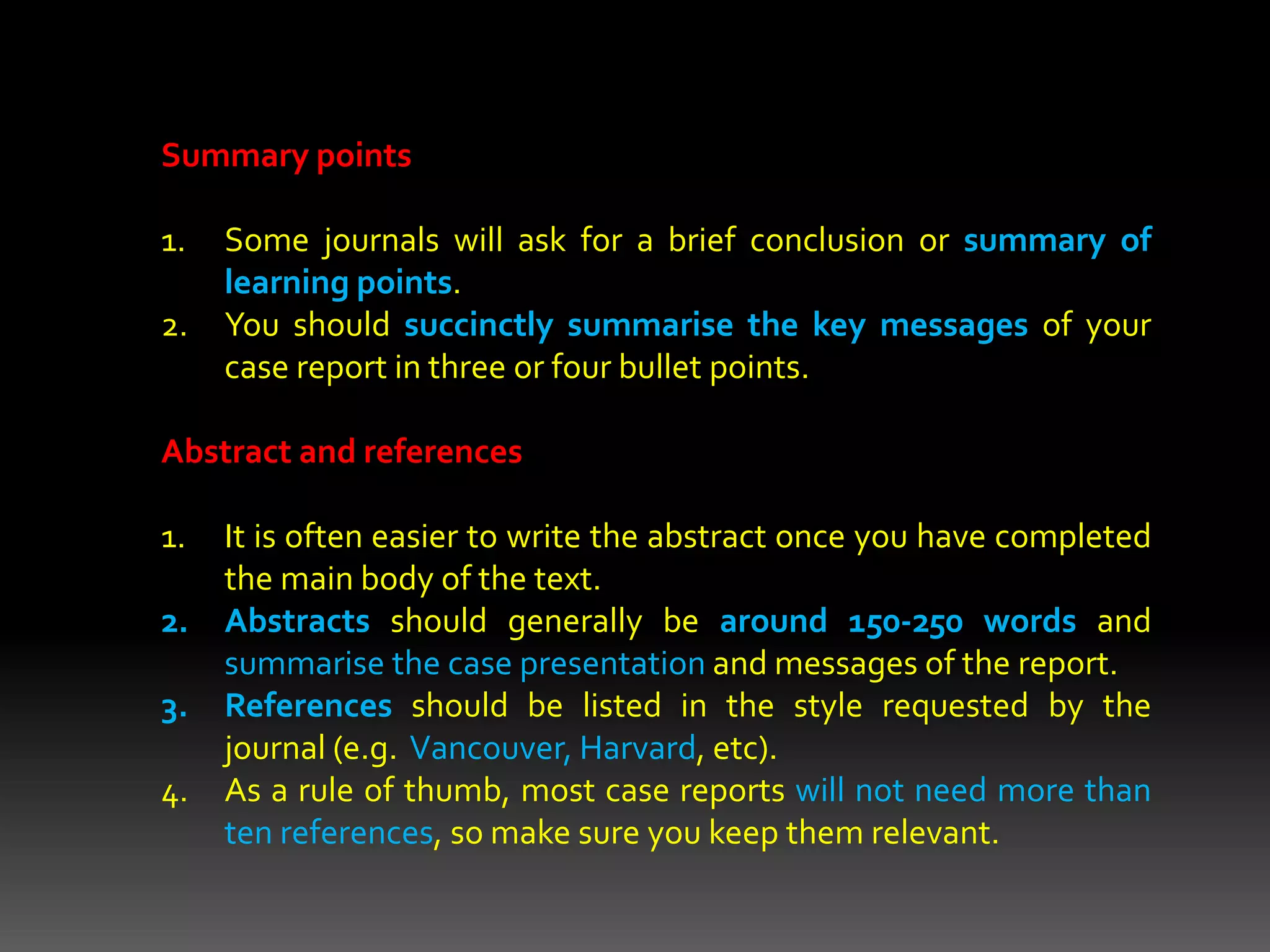 Writing case studies | PPTX