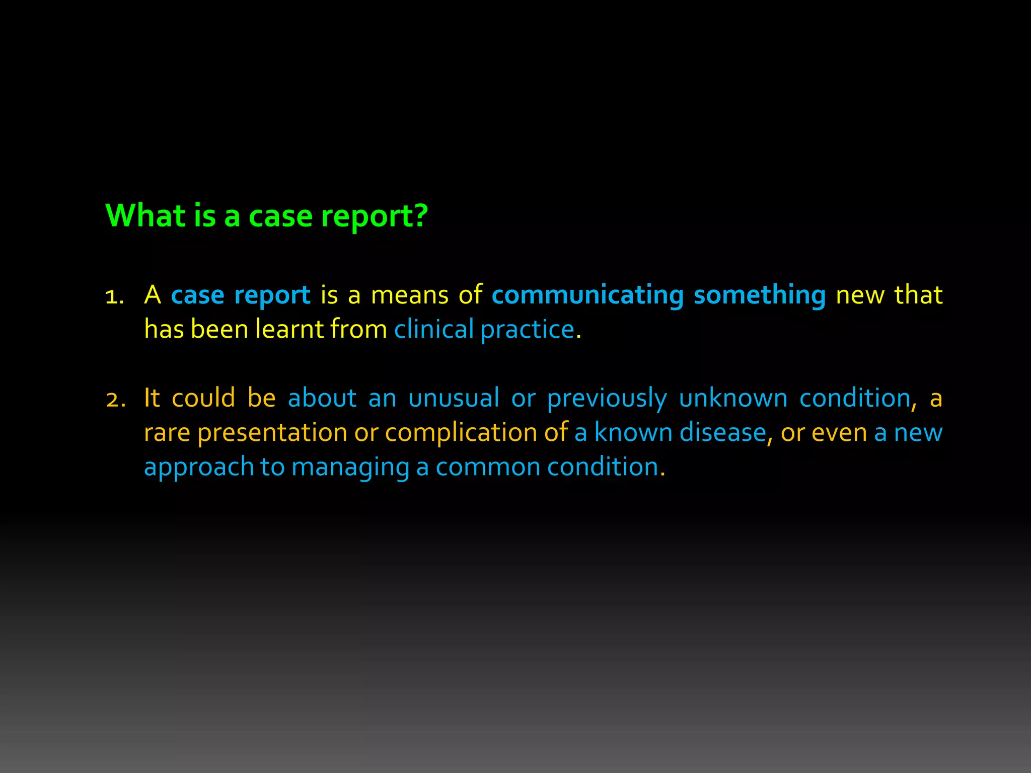 Writing case studies | PPTX