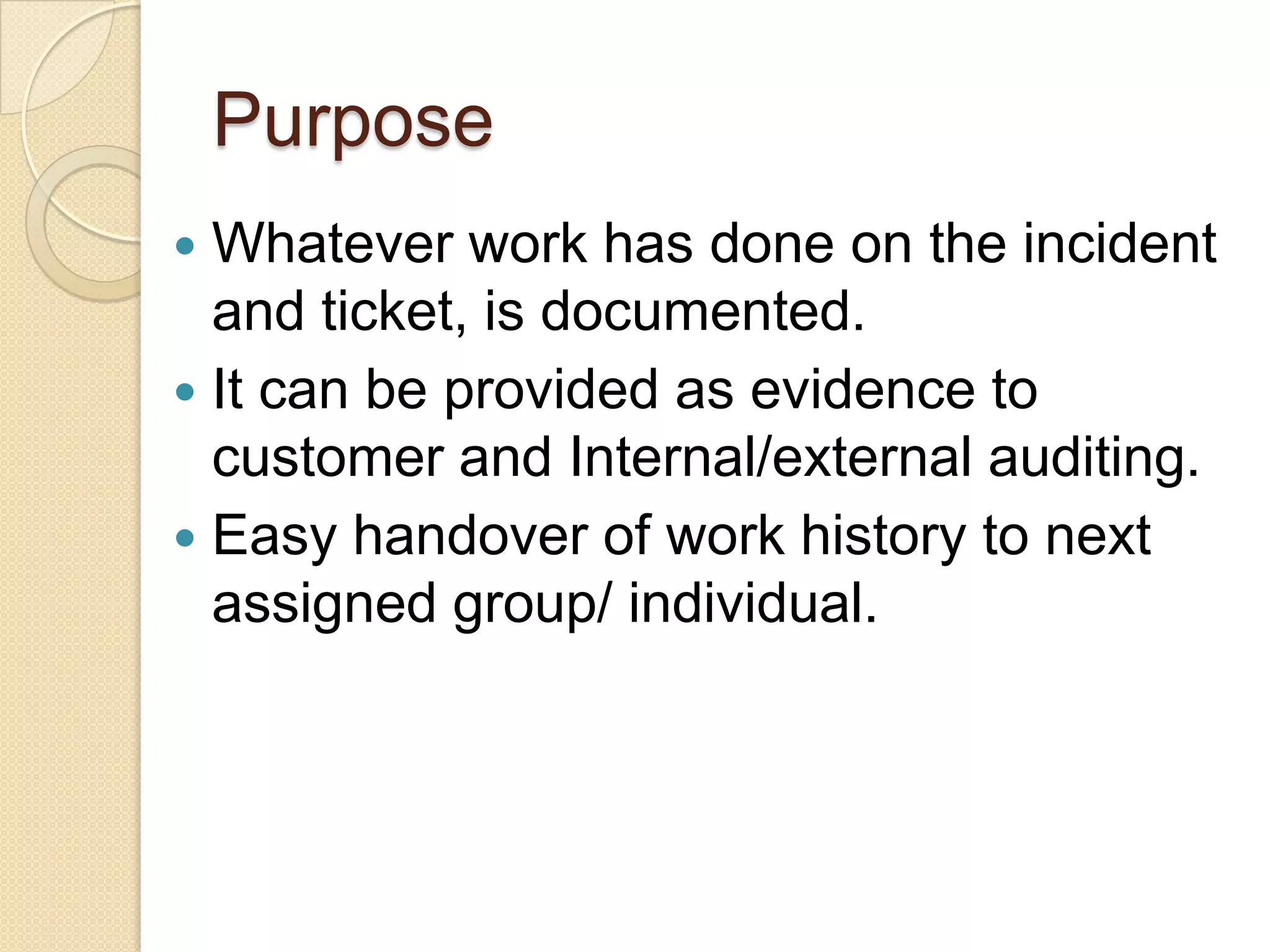 ITSM- Process-Guidelines to update a ticket | PPTX
