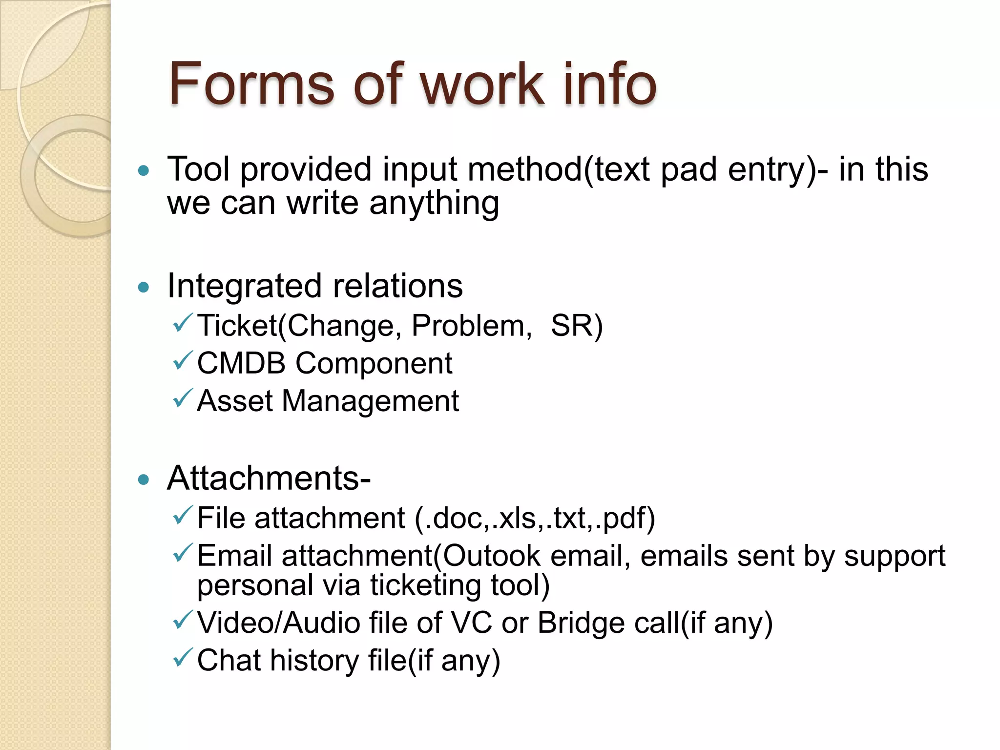 ITSM- Process-Guidelines to update a ticket | PPTX