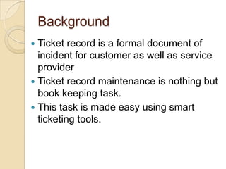ITSM- Process-Guidelines to update a ticket | PPTX | Email | Internet