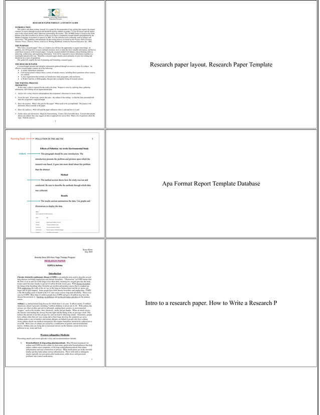 Guidelines To Writing A Research Paper | PDF