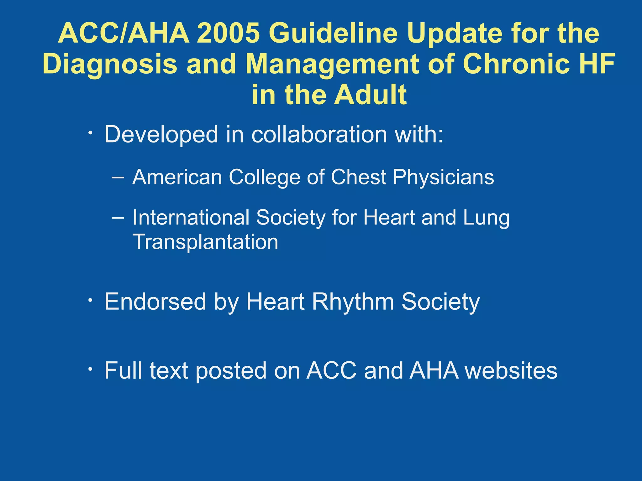 Heart Failure Guideline Recommendations for Device Therapy and Ejection ...