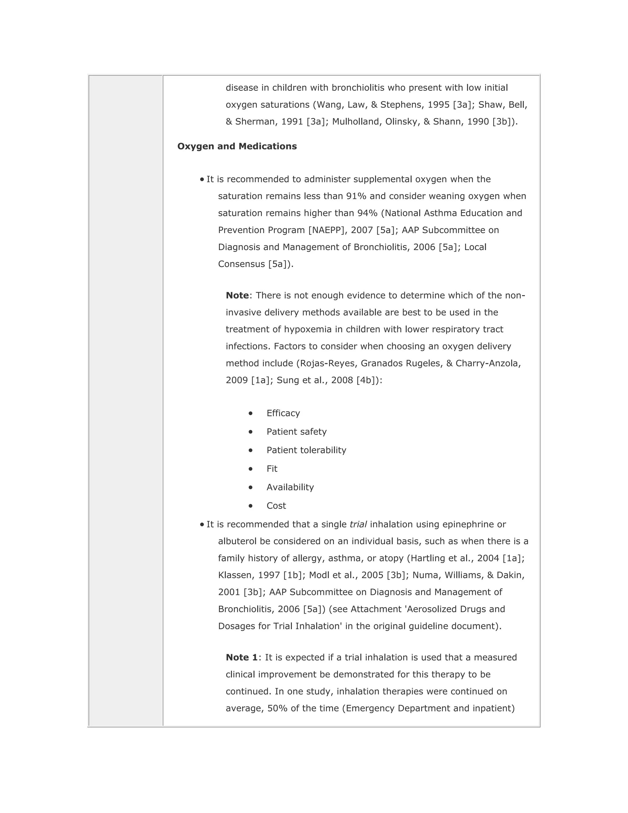 Guideline synthesis bronquiolitis | PDF | Lung and Respiratory Health ...