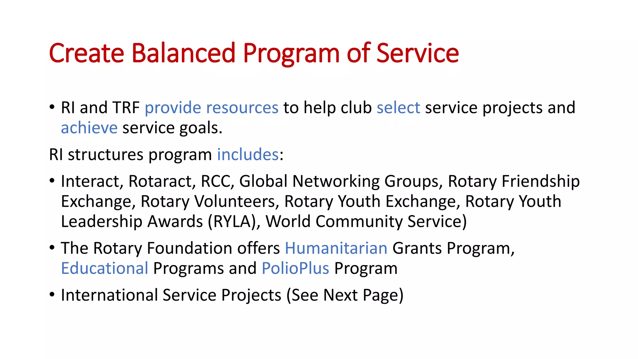 Guideline to Rotary Service Projects Committee.pptx