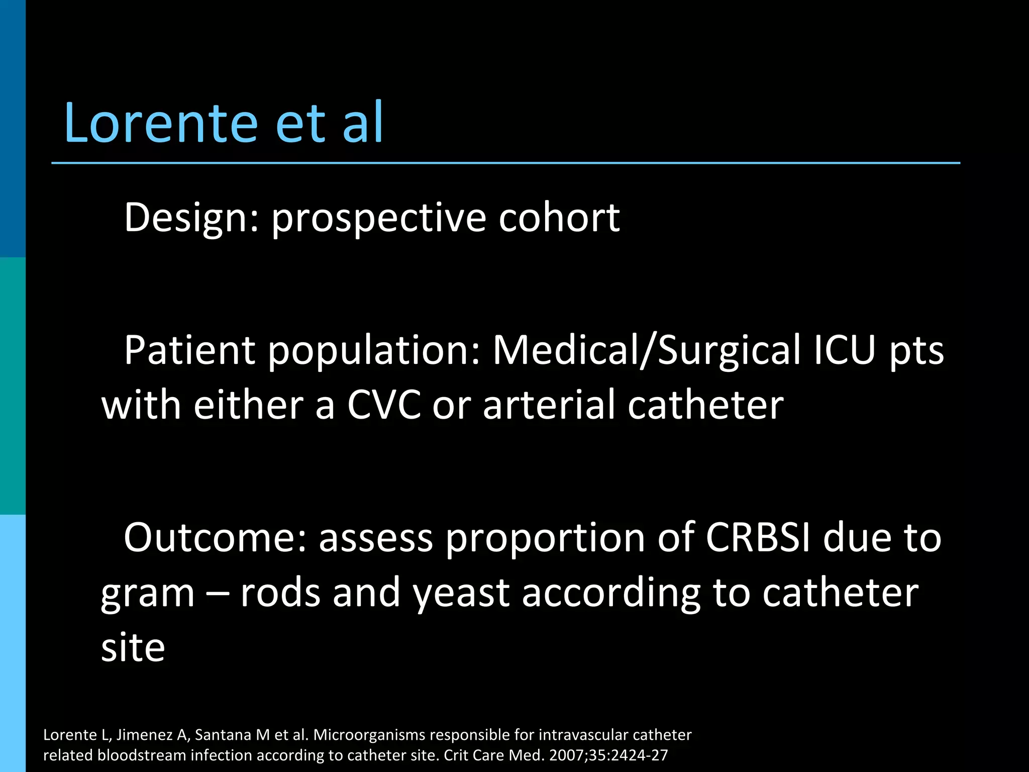Guideline Update For The Management Of Intravenous Catheter Related ...