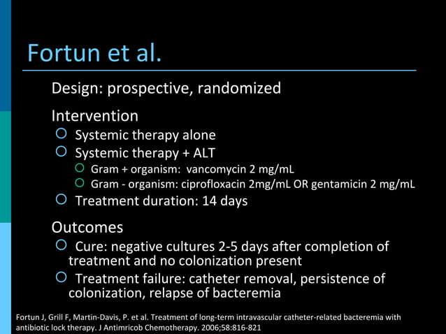 Guideline Update For The Management Of Intravenous Catheter Related ...