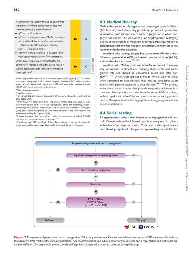Guideline VHD european society of cardiology | PDF | Heart and ...