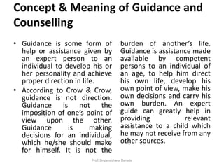 Guidence and counselling | PPTX