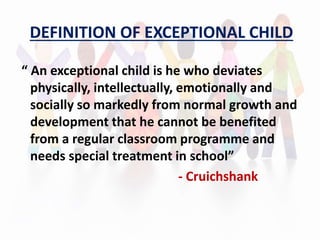 Exceptional Children | PPT