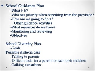 Guidence and counselling plan final 1 | PPT