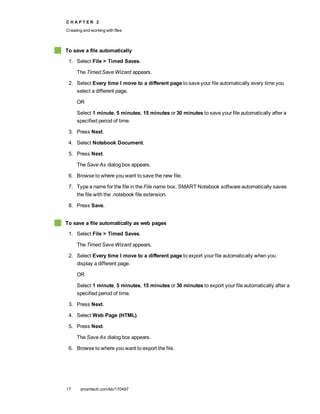 Smart Notebook 11.2 User Guide | PDF