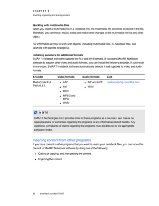 Smart Notebook 11.2 User Guide | PDF