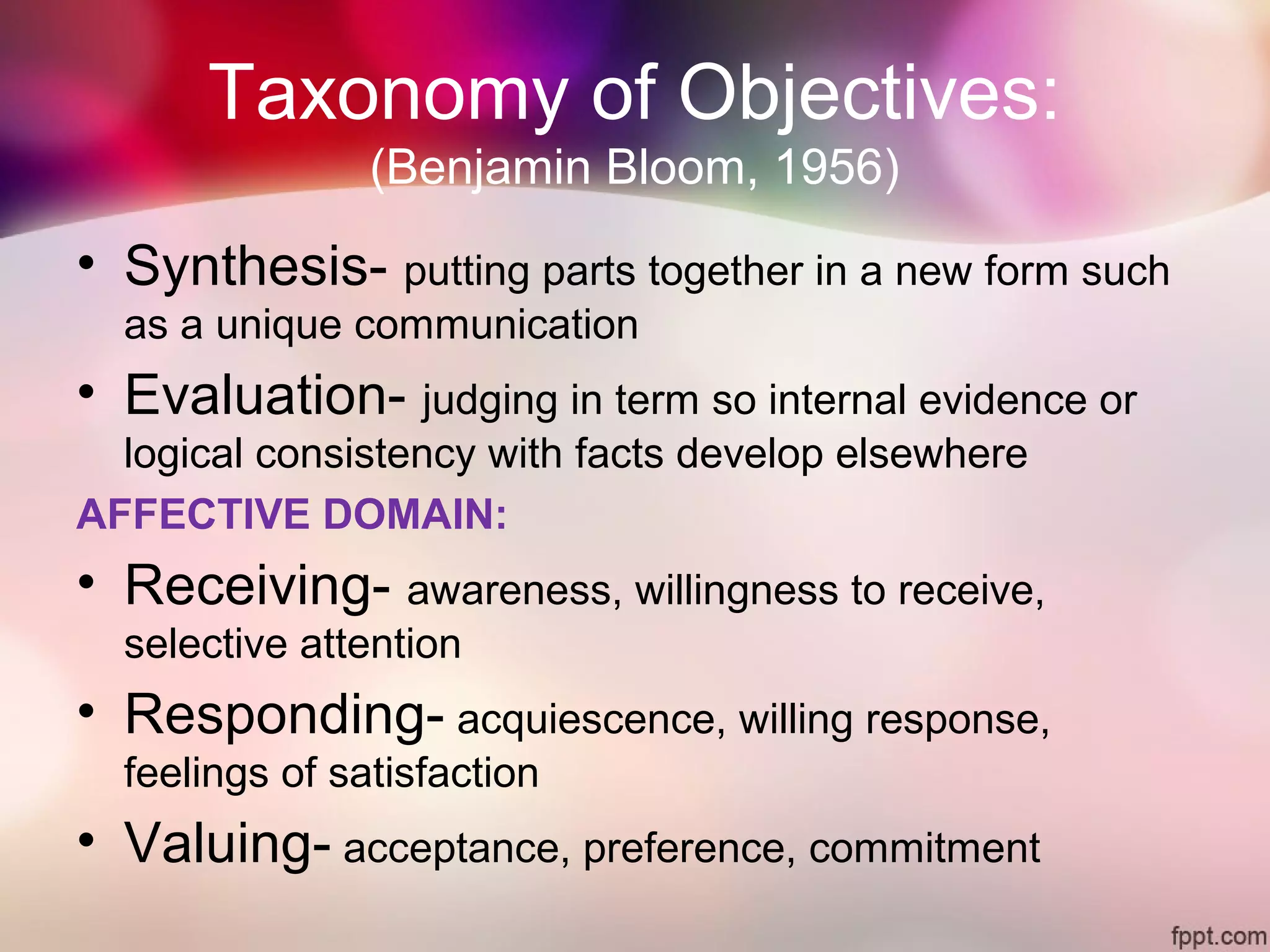 Determining and Formulating Goals And Objectives | PPT