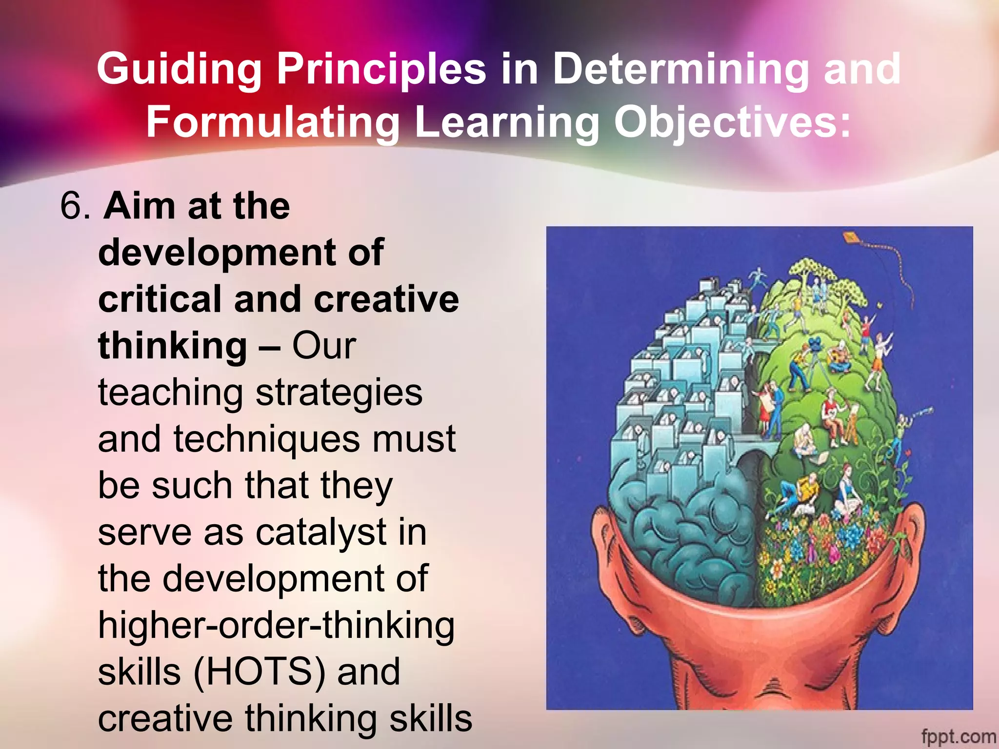 Determining and Formulating Goals And Objectives | PPT