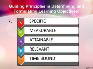 Determining and Formulating Goals And Objectives | PPT