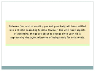 Guide on Baby Solid Food - Danone India | PPT