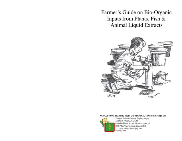 Guide on bio organic inputs | PDF | Agriculture | Industries