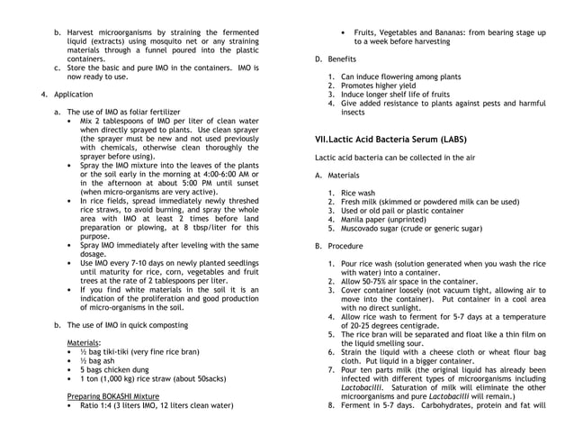 Guide on bio organic inputs | PDF | Agriculture | Industries