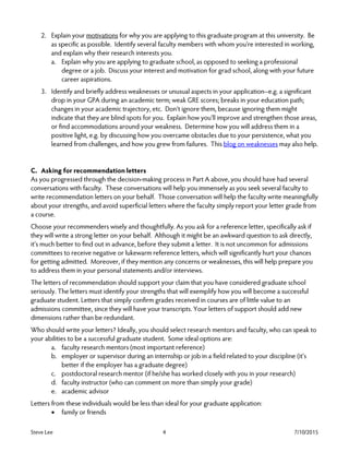 Guide on Getting into Grad School 2015-07 | PDF