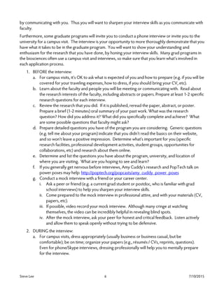Guide on Getting into Grad School 2015-07 | PDF