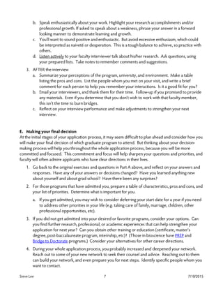 Guide on Getting into Grad School 2015-07 | PDF