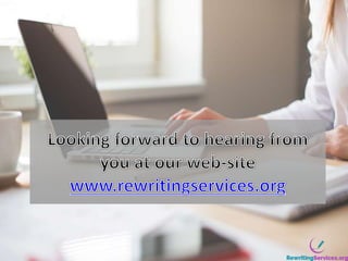 Guide on How Not to Get Lost While Rewriting an Article | PPT