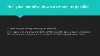 Guide on making a documentary | PPSX