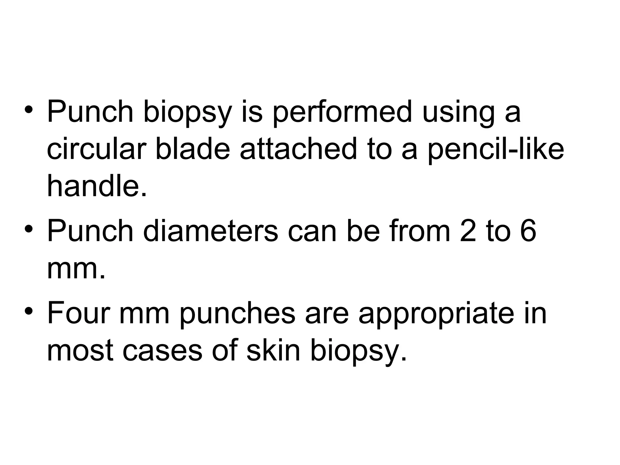 Guide on skin biopsy. Mikhail Valivach | PPT