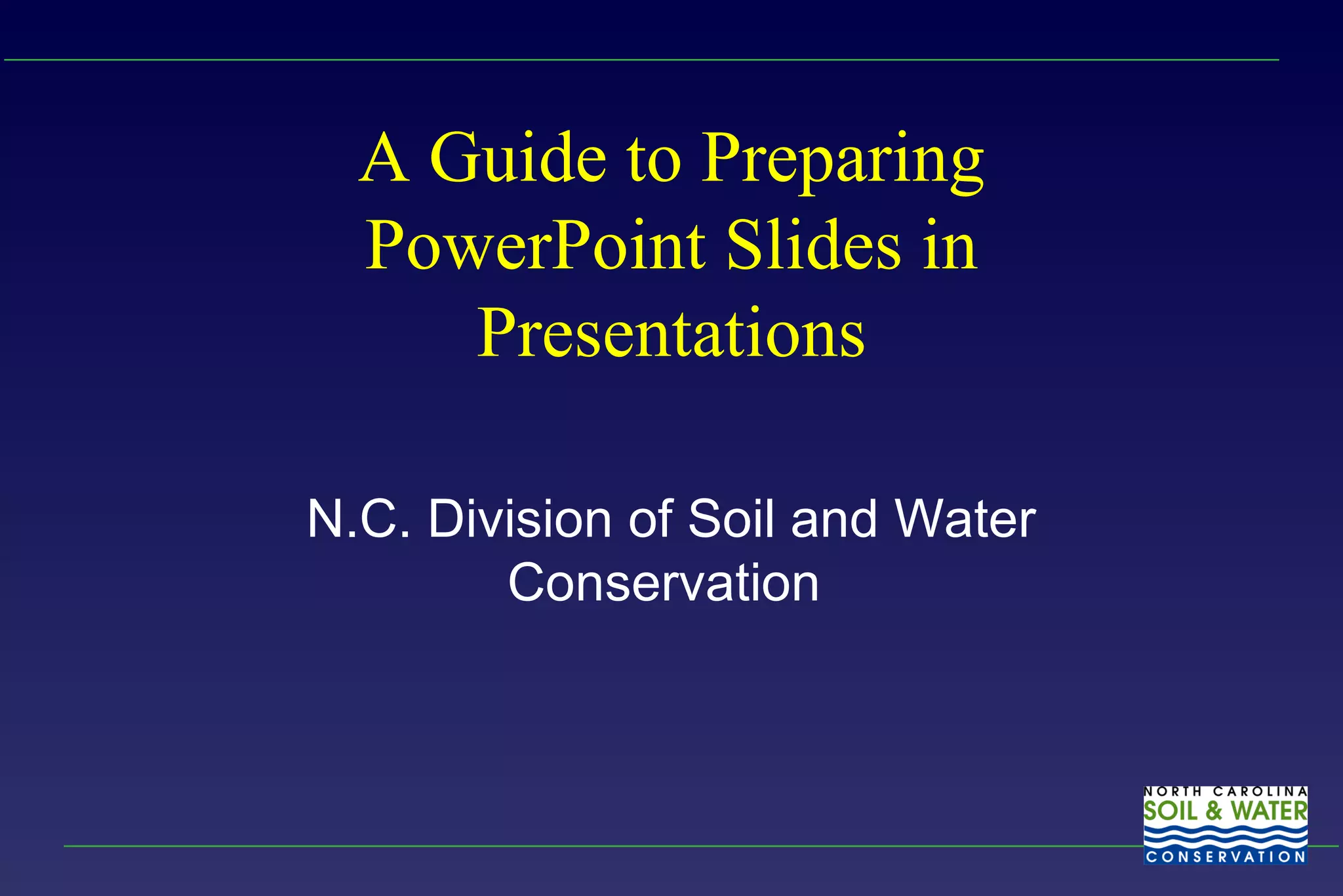 Guide powerpoint | PPT