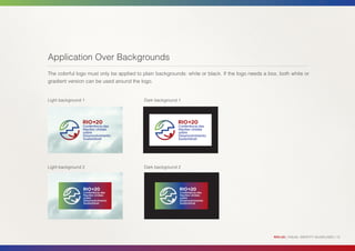 Rio+20: Visual Identity Guidelines | PDF