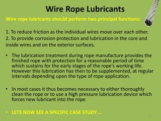Guide rope lubrication | PPTX