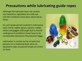 Guide rope lubrication | PPTX