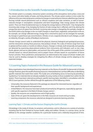 Resource Guide for Advanced Learning on the Scientific Fundamentals of ...