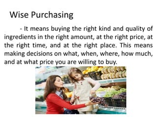 Guides in buying food wisely | PPTX