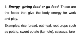 Guides in selecting nutritious food | PPTX