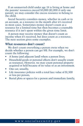 A Guide to Supplemental Security Income (SSI) for Groups and ...