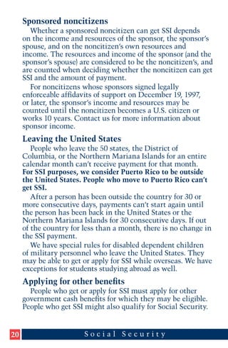 A Guide to Supplemental Security Income (SSI) for Groups and ...