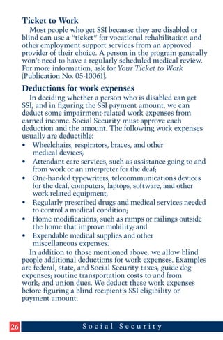 A Guide to Supplemental Security Income (SSI) for Groups and ...