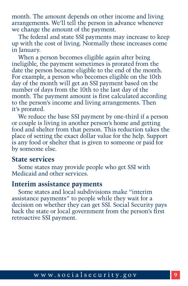 A Guide to Supplemental Security Income (SSI) for Groups and ...