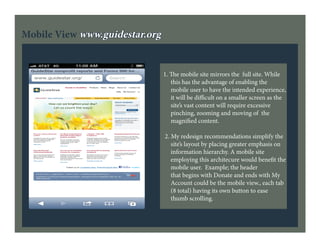 Guidestar Website Redesign Proposa | PPT