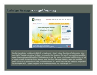 Guidestar Website Redesign Proposa | PPT