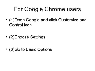Guides to remove websearch.searchfix.info