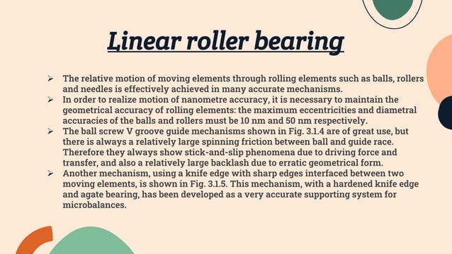 Guide systems for moving mechanical elements.pptx