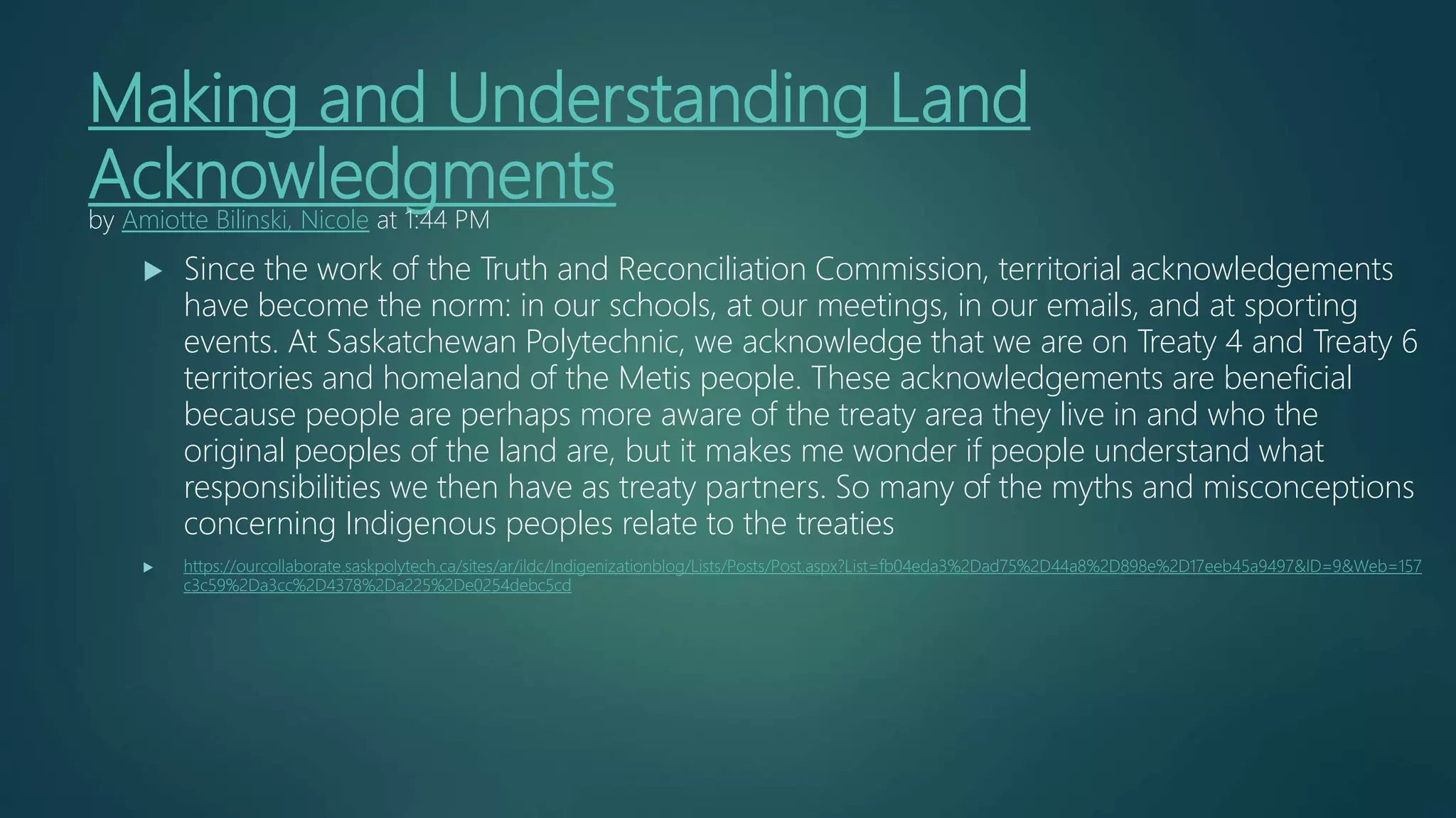 Guide to acknowledging Indigenous Peoples, Land, and Traditional ...