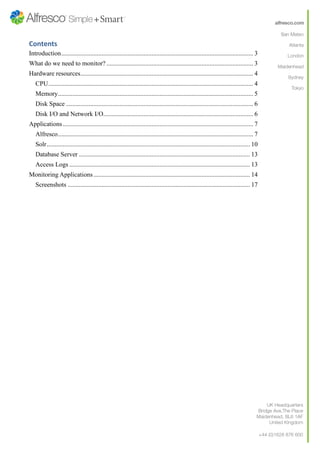 Guide to alfresco monitoring | PDF