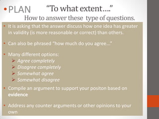 Guide to answering to what extent question And Examples.pdf